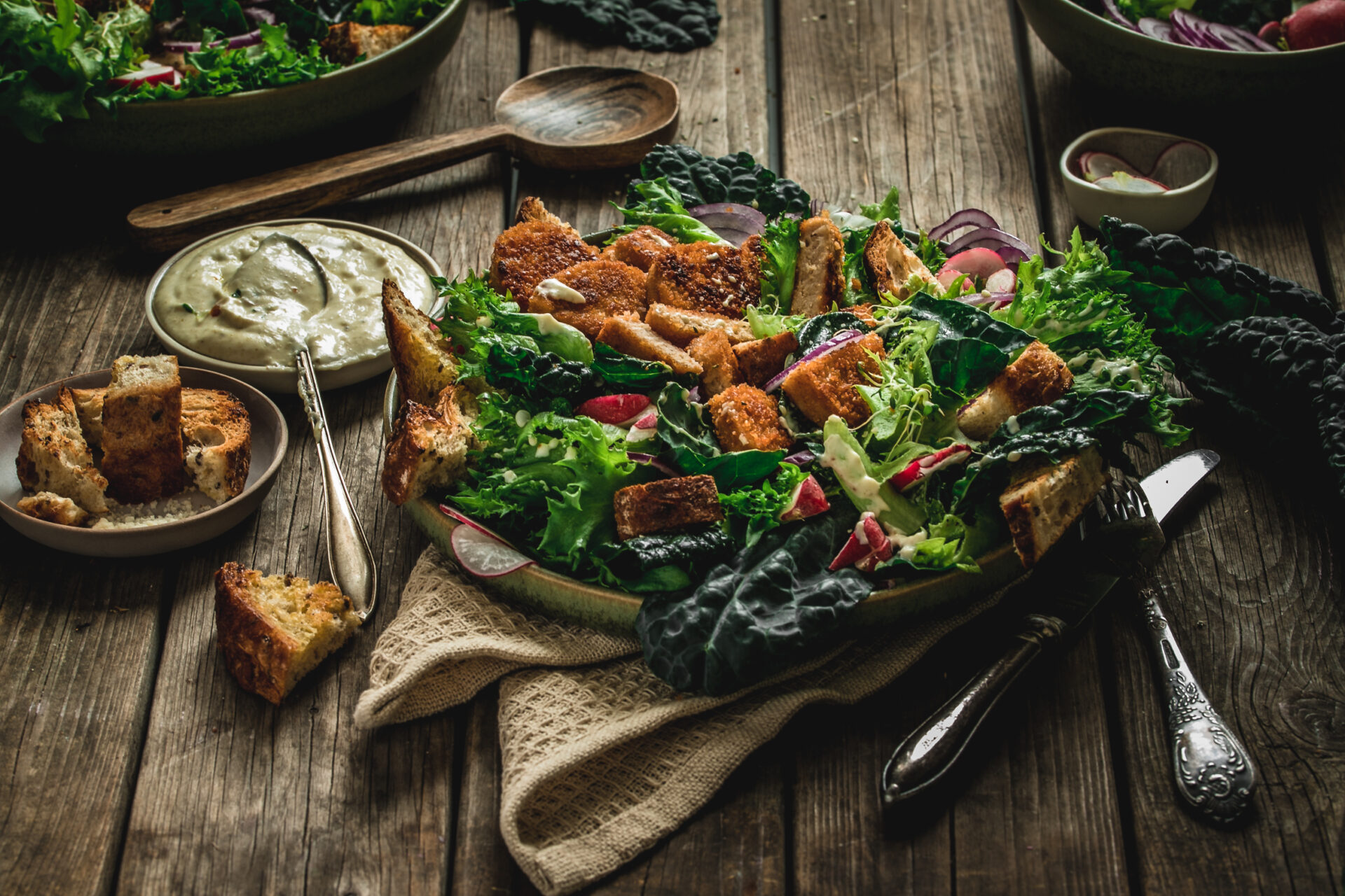 Caesarsalaatti MUU Nuggeteilla • Meeat